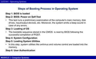 OS Building and Booting in Fundamentals of OS | PPTX