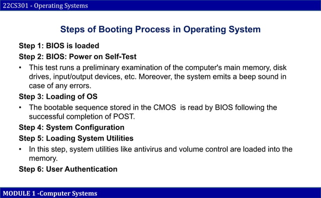 OS Building and Booting in Fundamentals of OS | PPTX