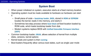 OS Building and Booting in Fundamentals of OS | PPTX