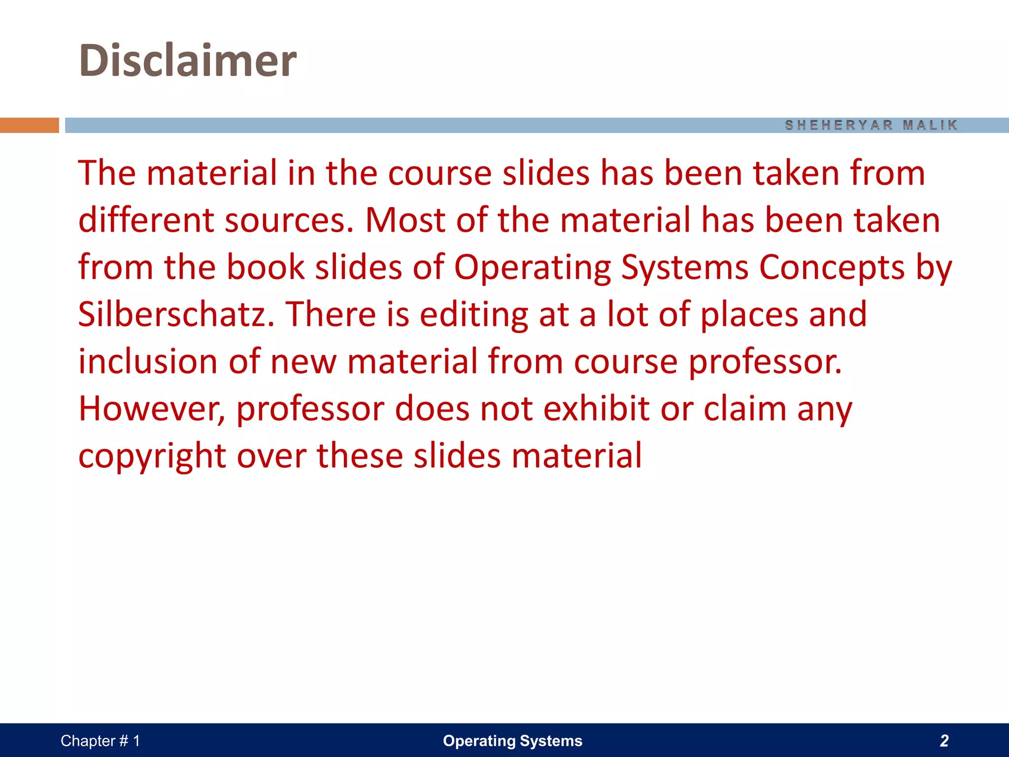 OS - BACKGROUND HANDLING | PPT