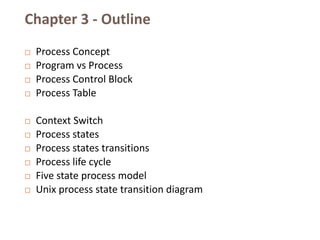 OS - Chapter # 3 for the development of os | PPT