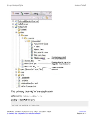 Os eclipse-androidwidget-pdf | PDF | Operating Systems | Computer Software and Applications