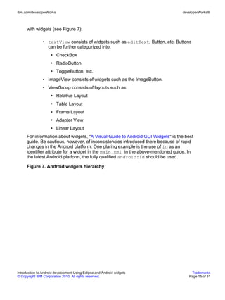Os eclipse-androidwidget-pdf | PDF | Operating Systems | Computer Software and Applications