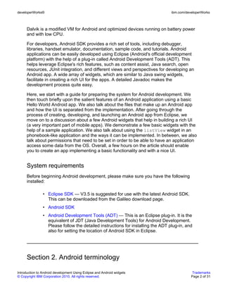 Os eclipse-androidwidget-pdf | PDF | Operating Systems | Computer Software and Applications