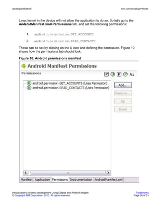 Os eclipse-androidwidget-pdf | PDF | Operating Systems | Computer Software and Applications