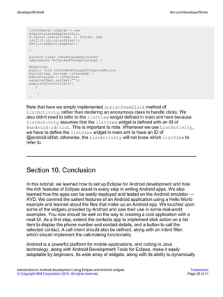 Os eclipse-androidwidget-pdf | PDF | Operating Systems | Computer Software and Applications