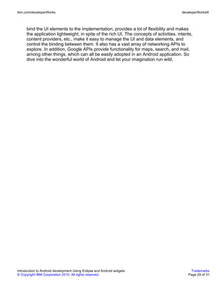 Os eclipse-androidwidget-pdf | PDF | Operating Systems | Computer Software and Applications