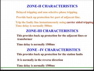 protection of transmission lines[distance relay protection scheme] | PPT