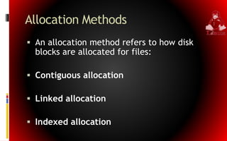 File System Implementation & Linux Security | PPTX
