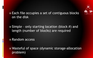 File System Implementation & Linux Security | PPTX