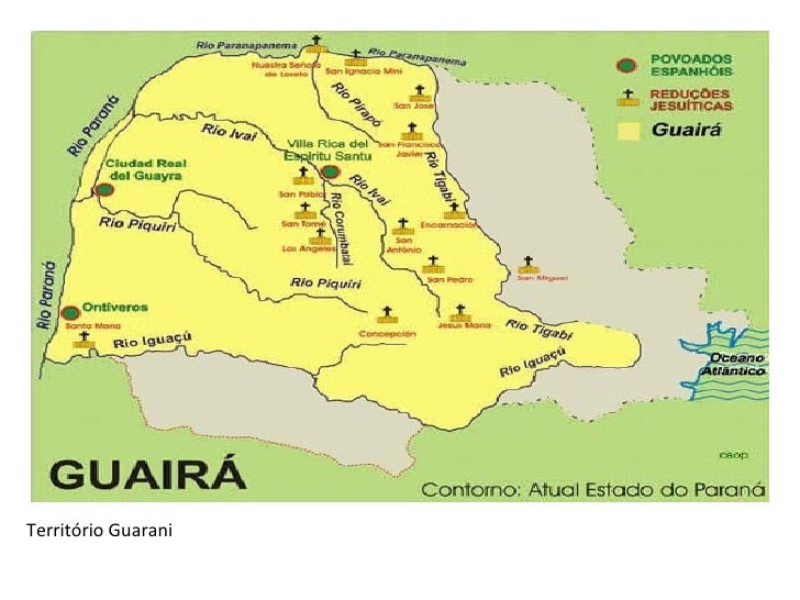Guarani Territory Map