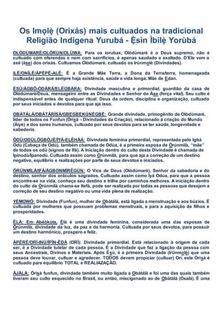Os imoles-o-culto-aos-orixas-religião-yuruba | DOCX