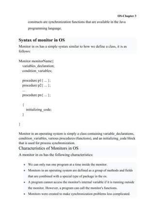 Operating System- INTERPROCESS COMMUNICATION.docx | Operating Systems ...