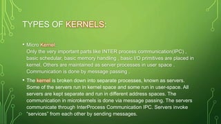Kernel (OS) | PPTX