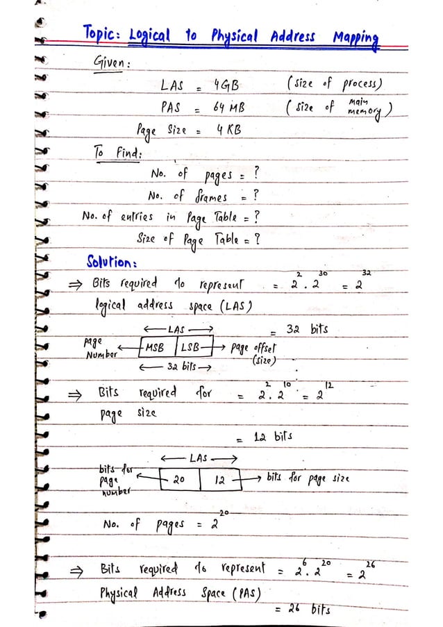 Operating System Notes Computer Science Ppt