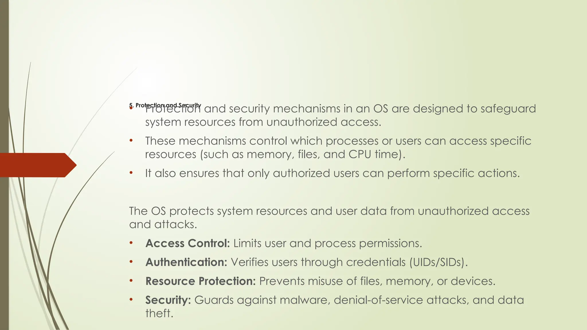 Os structure system calls types of system calls | PPTX