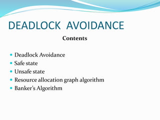 Operating system Dead lock | PPT