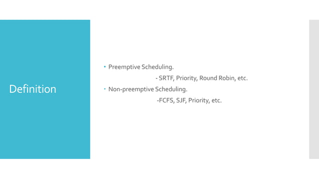 Cpu Non Preemptive Scheduling Pptx Computing Technology And Computing