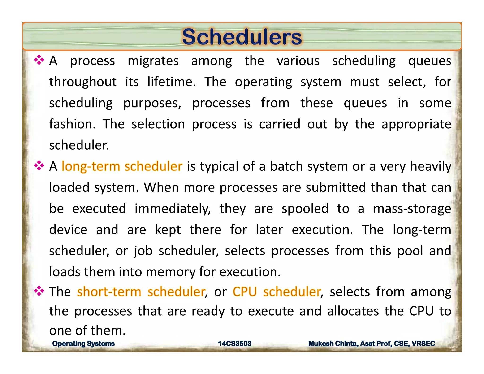 OS - Process Concepts | PDF