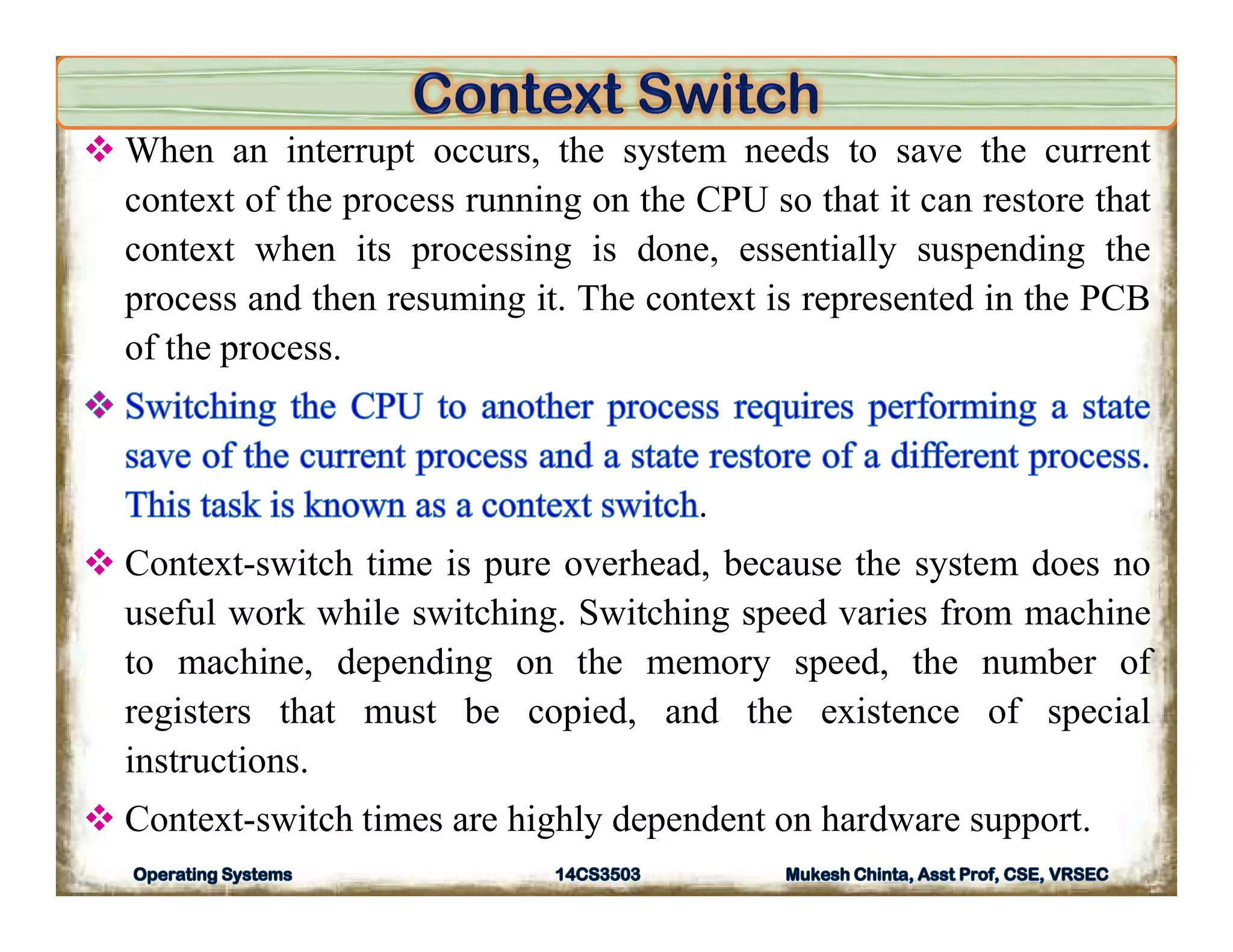 OS - Process Concepts | PDF