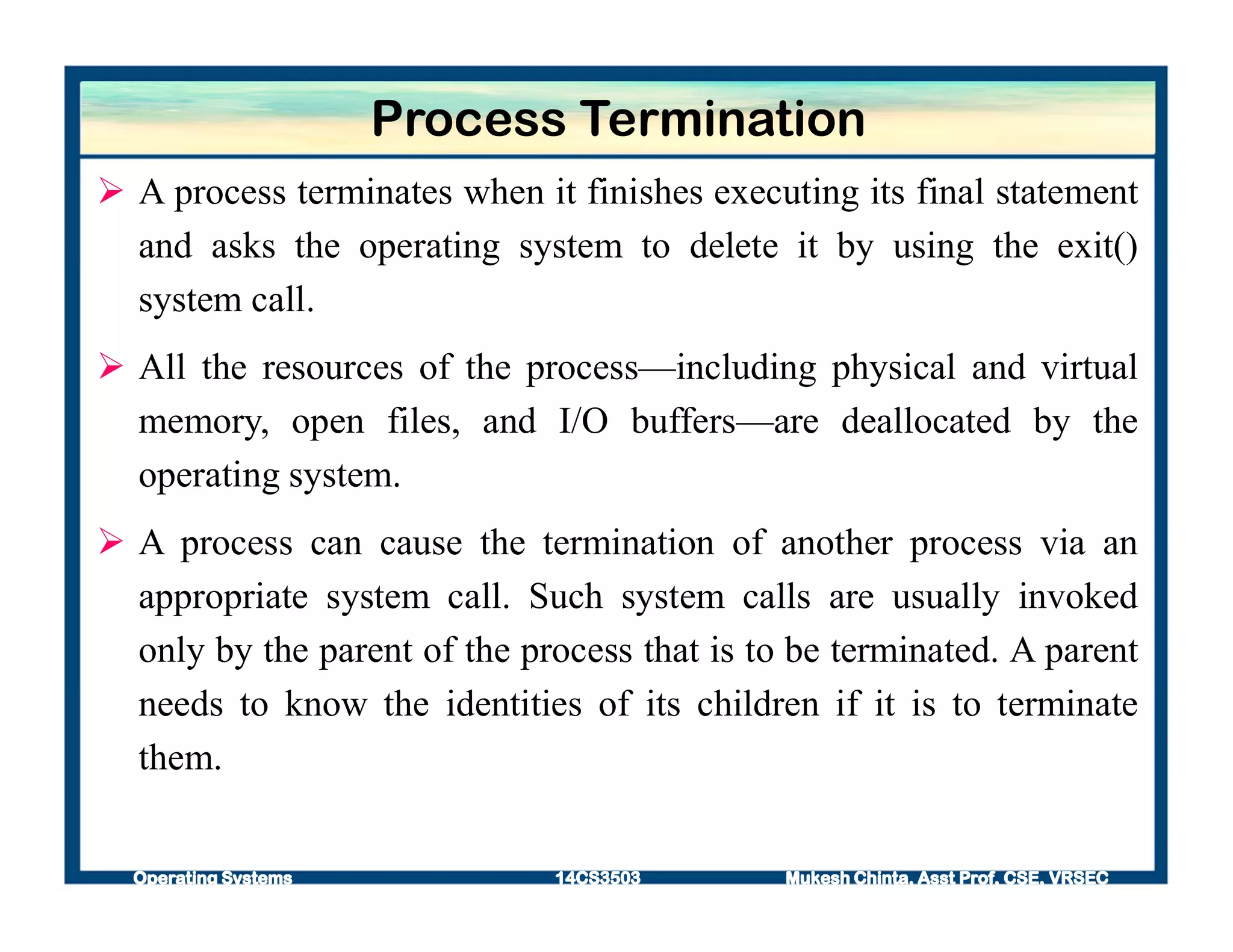 OS - Process Concepts | PDF
