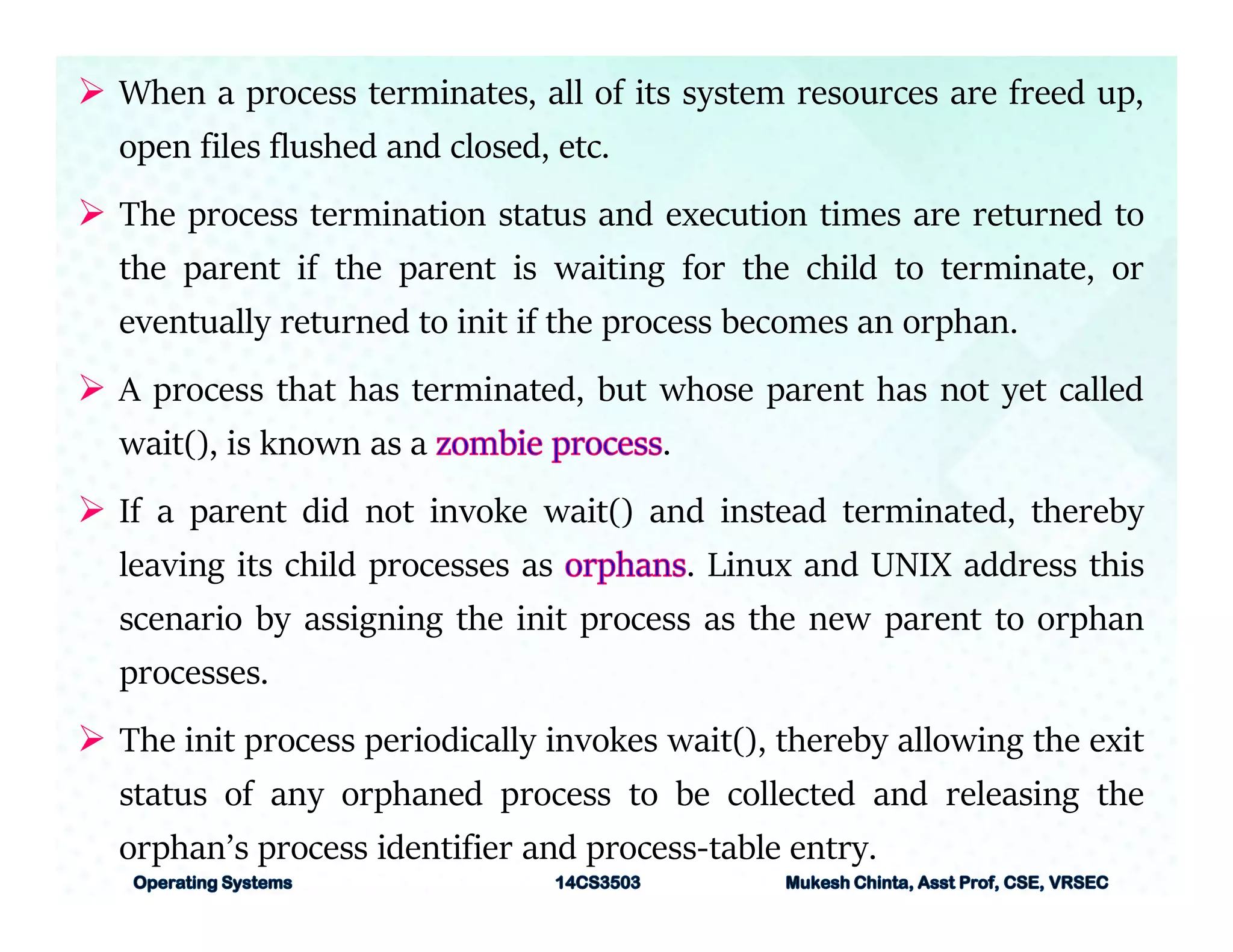 OS - Process Concepts | PDF