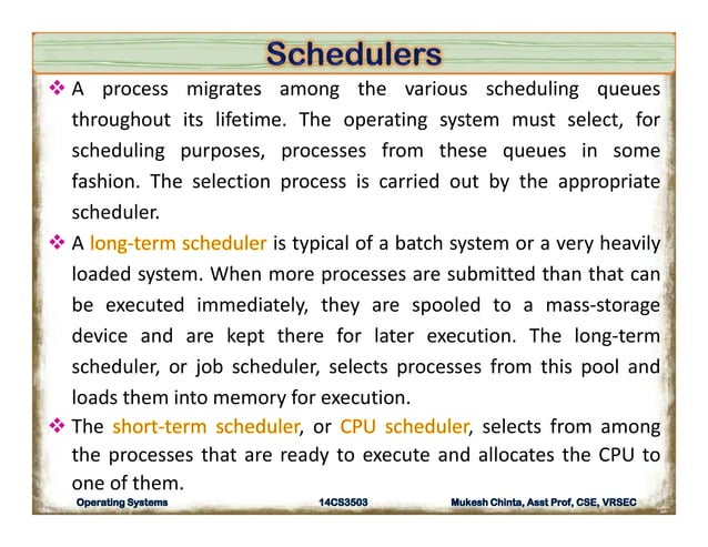 OS - Process Concepts | PDF | Operating Systems | Computer Software and Applications