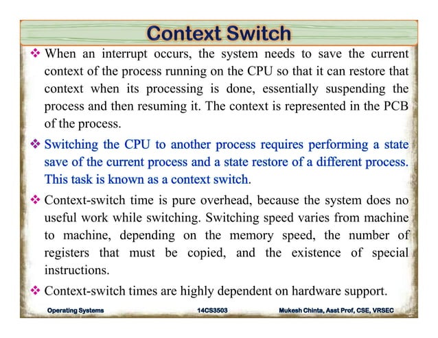 OS - Process Concepts | PDF | Operating Systems | Computer Software and Applications