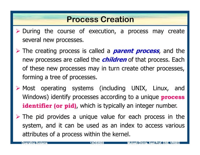 OS - Process Concepts | PDF | Operating Systems | Computer Software and Applications