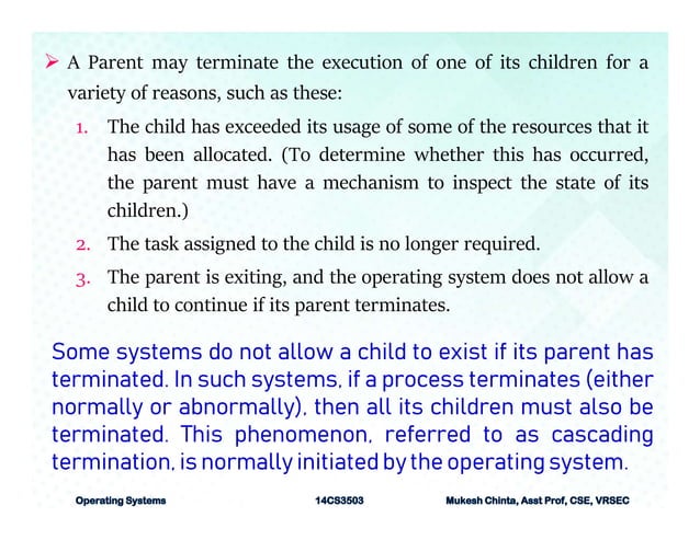 OS - Process Concepts | PDF | Operating Systems | Computer Software and Applications