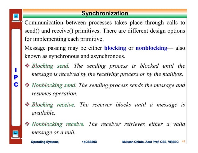 OS - Process Concepts | PDF | Operating Systems | Computer Software and ...