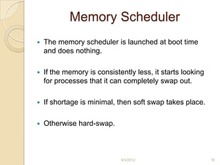 Os solaris memory management | PPTX