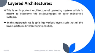 OS-UNIT-1-Part-2.pdf | Operating Systems | Computer Software and Applications