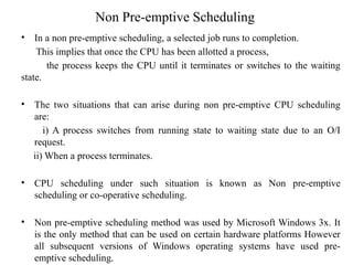 Comprehensive Overview of CPU Scheduling Algorithms and Criteria | PPTX