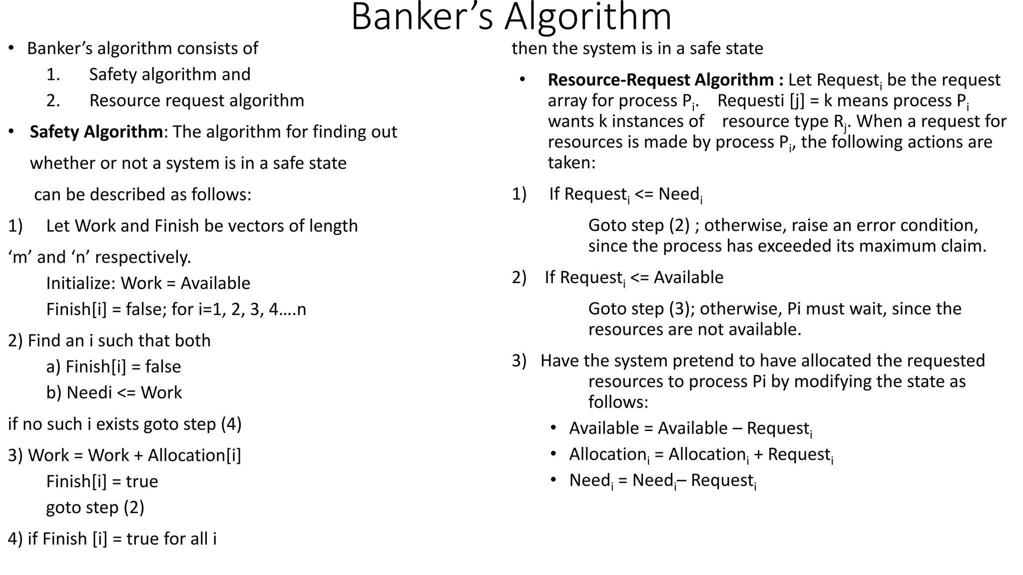 OS - Unit 3 Deadlock (Bankers Algorithm).pptx OS - Unit 3 Deadlock (Bankers Algorithm).pptx