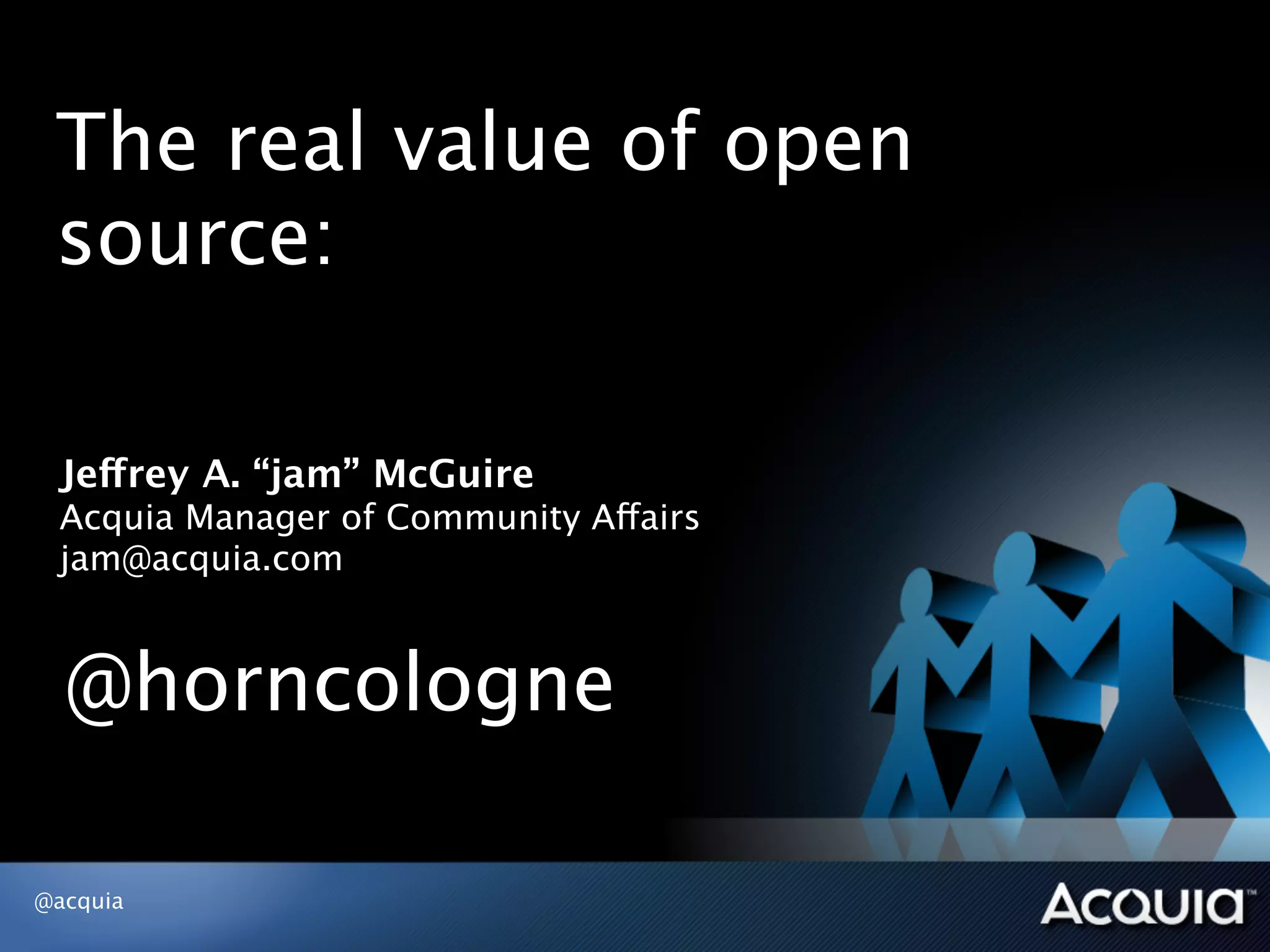 Open Source Value: Beyond ROI | PPT