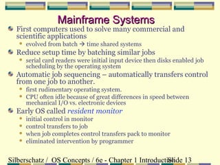 Silberschatz / OS Concepts | PPT