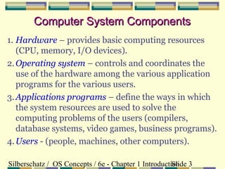 Silberschatz / OS Concepts | PPT