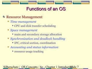 Silberschatz / OS Concepts | PPT