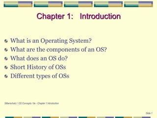 OperatingSystem01..(B.SC Part 2) | PPT