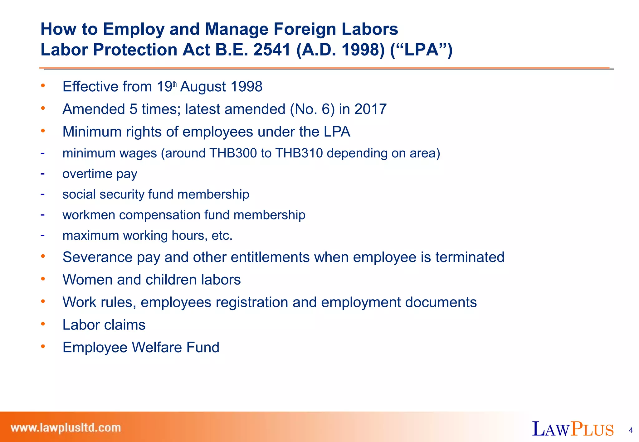 Foreign Labour Employment | PPT | Business | Business and Finance