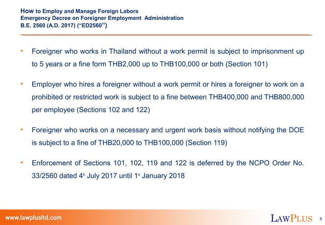 Foreign Labour Employment | PPT | Business | Business and Finance