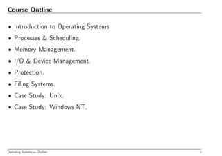 Operating System / System Operasi | PDF