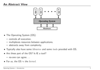Operating System / System Operasi | PDF