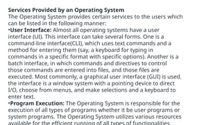 operating system basic ppt which we can learn os | PPT