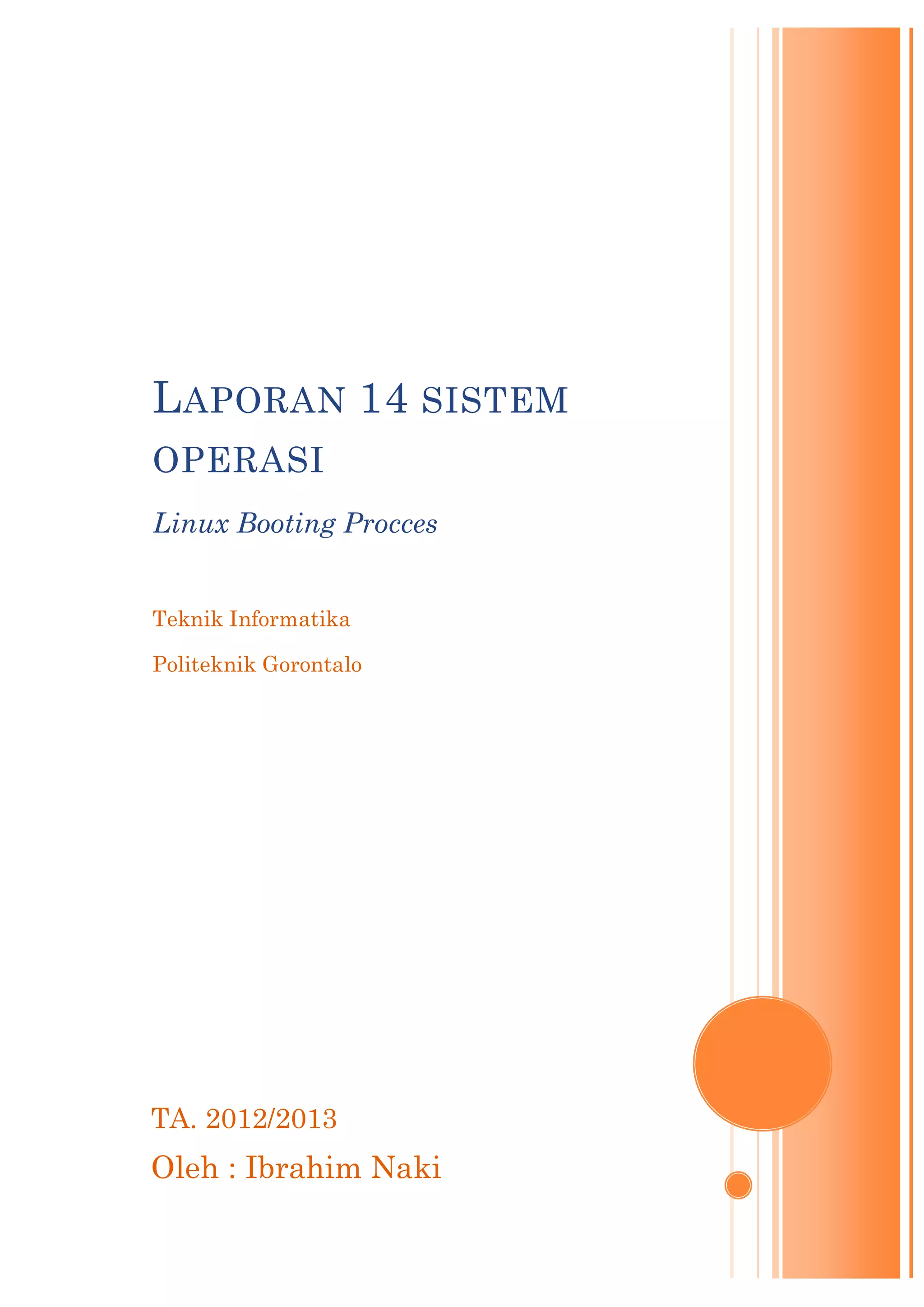 Laporan 14 Sistem Operasi Linux | PDF