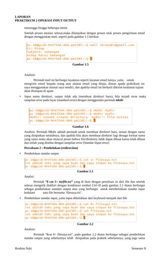 Operasi Input Output Di Linux Pdf