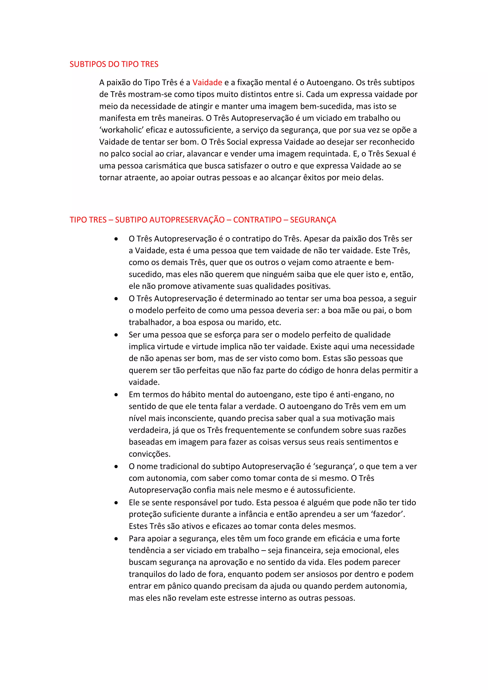 Os 27 subtipos de personalidade do sistema do eneagrama (1) | PDF