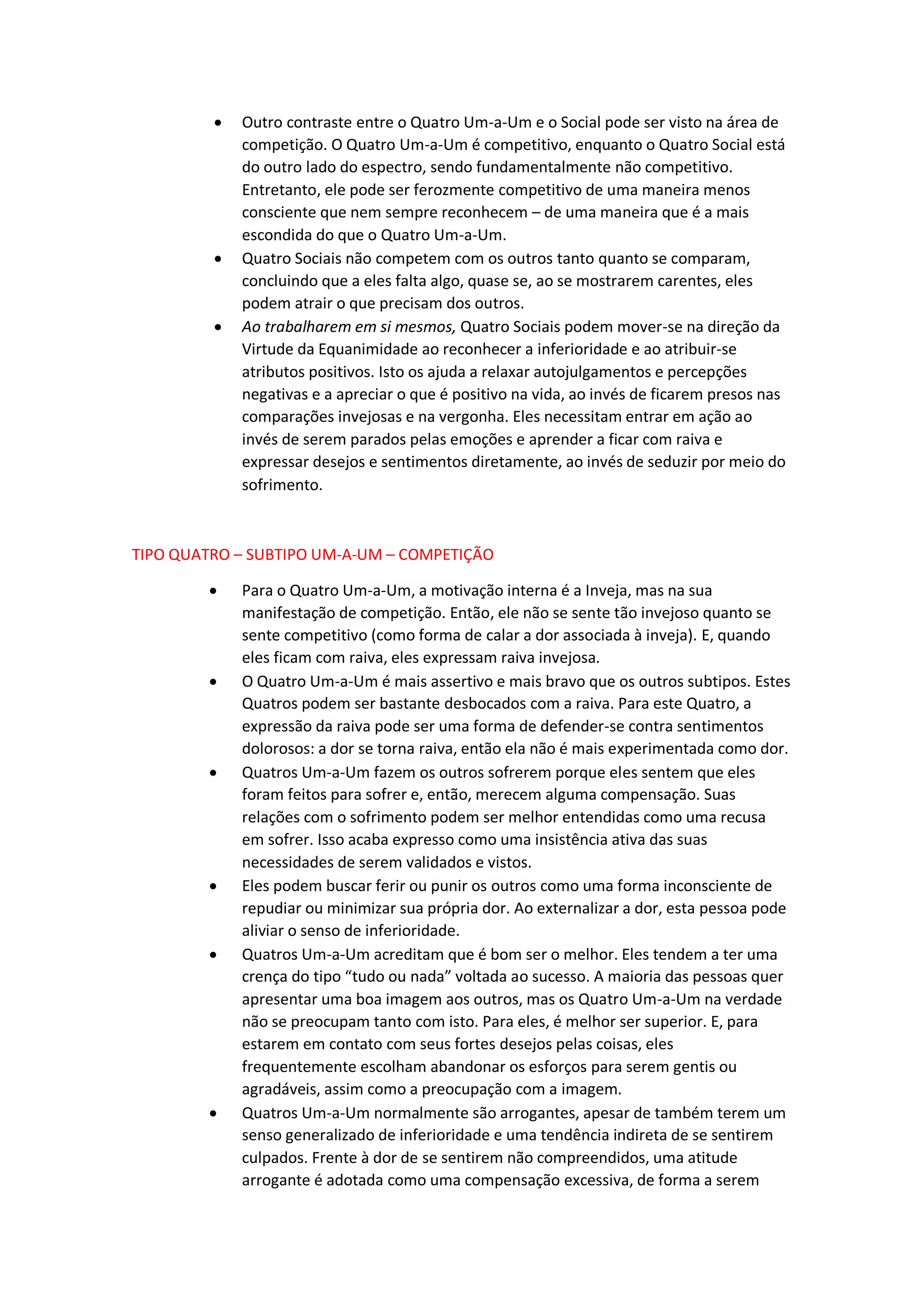 Os 27 subtipos de personalidade do sistema do eneagrama (1) | PDF