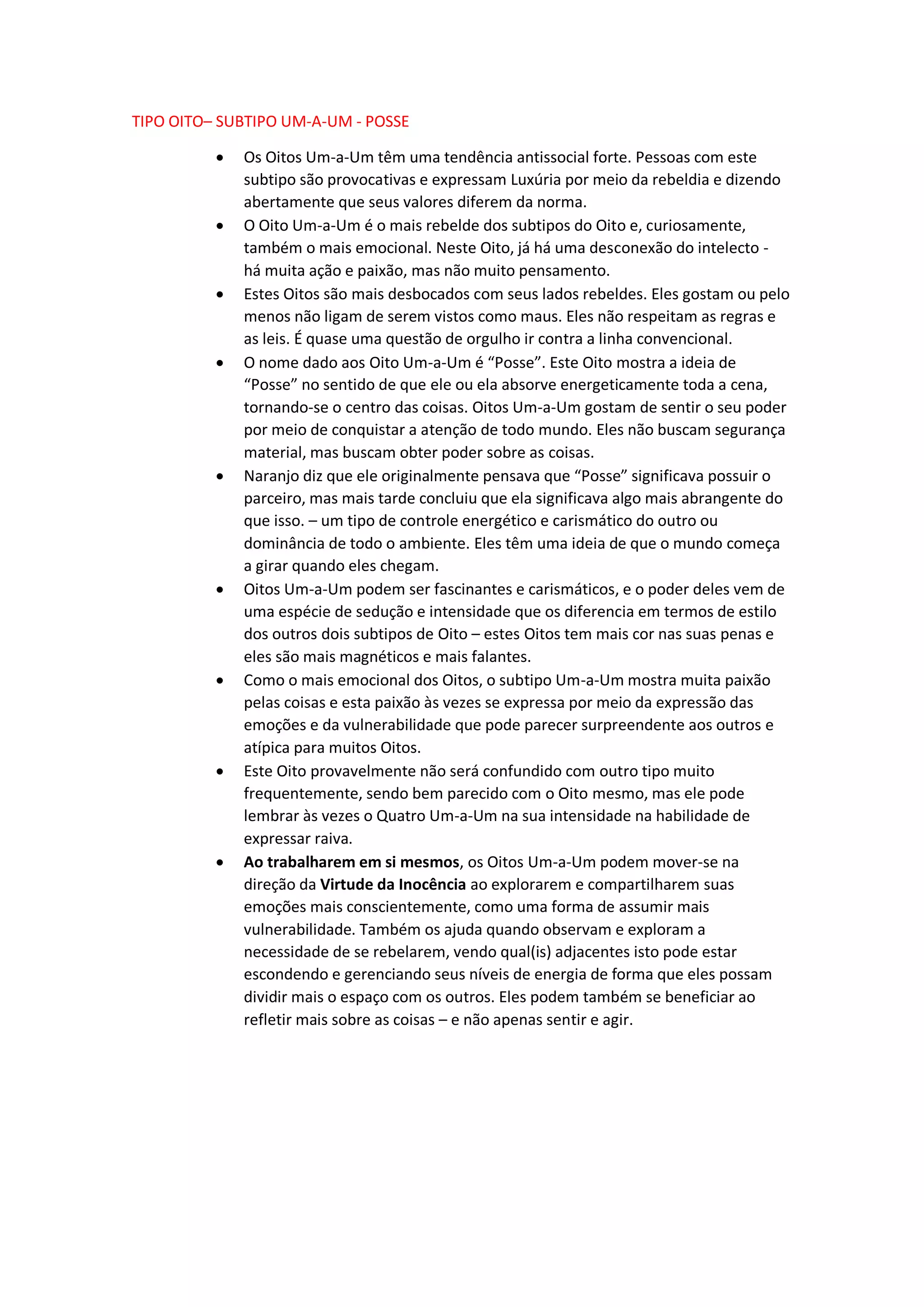Os 27 subtipos de personalidade do sistema do eneagrama (1) | PDF